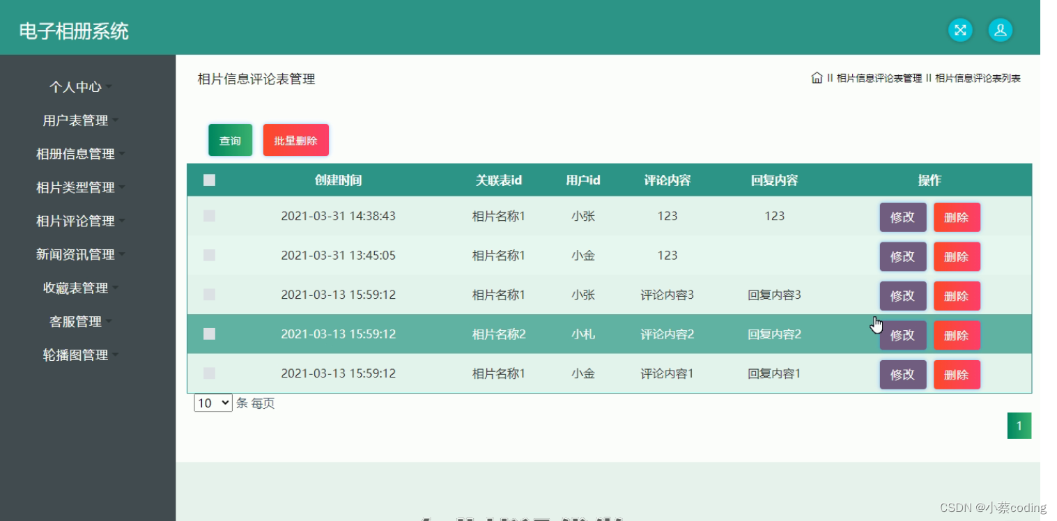 基于springbootvue的电子相册系统设计实现源码lw部署文档讲解等vue实现相册 Csdn博客