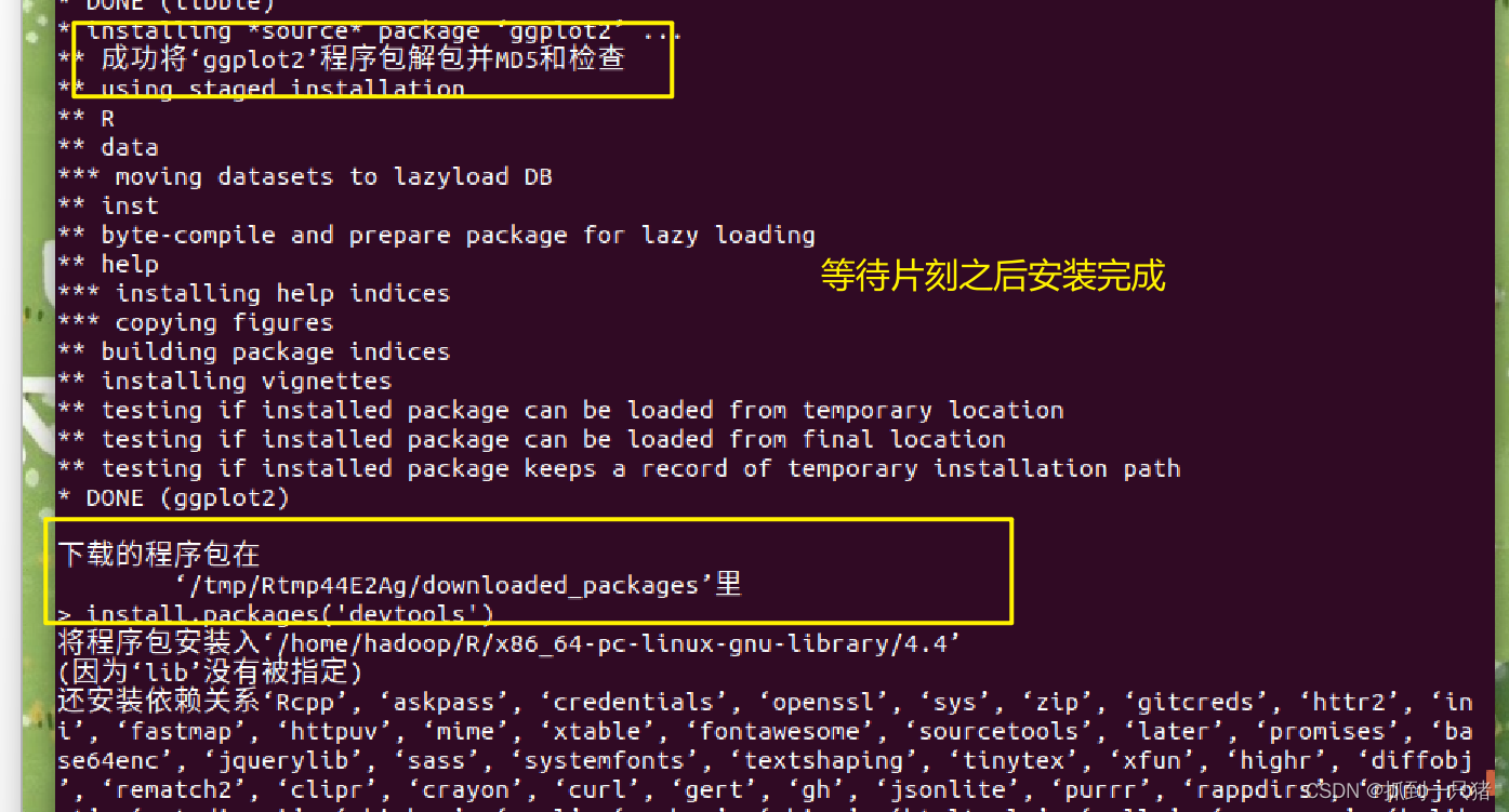 R语言下安装ggplot2：Warning message:package ‘ggplot2’ is not available (for R version 3.4.4)-CSDN博客