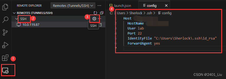 VS Code远程控制服务器SSH_vs code 配备ssh-CSDN博客