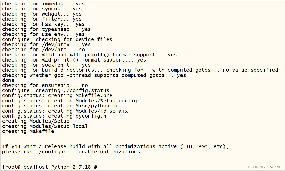 Python2升级到最新的Python2.7.18版本。（漏洞修复）_python 2.7.18-CSDN博客