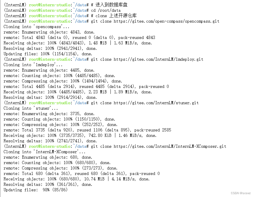 【课后作业】3_基于 InternLM 和 LangChain 搭建知识库并在 OpenXLab上部署_openxlab部署-CSDN博客