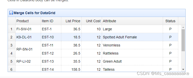 easyUI自动合并相同单元行_easyui 合并行-CSDN博客