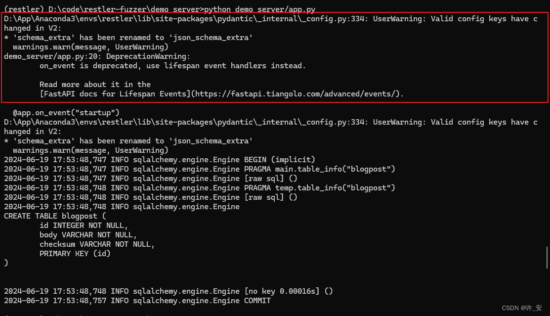 解决‘schema_extra‘ has been renamed to ‘json_schema_extra‘问题_userwarning: valid config keys have ...