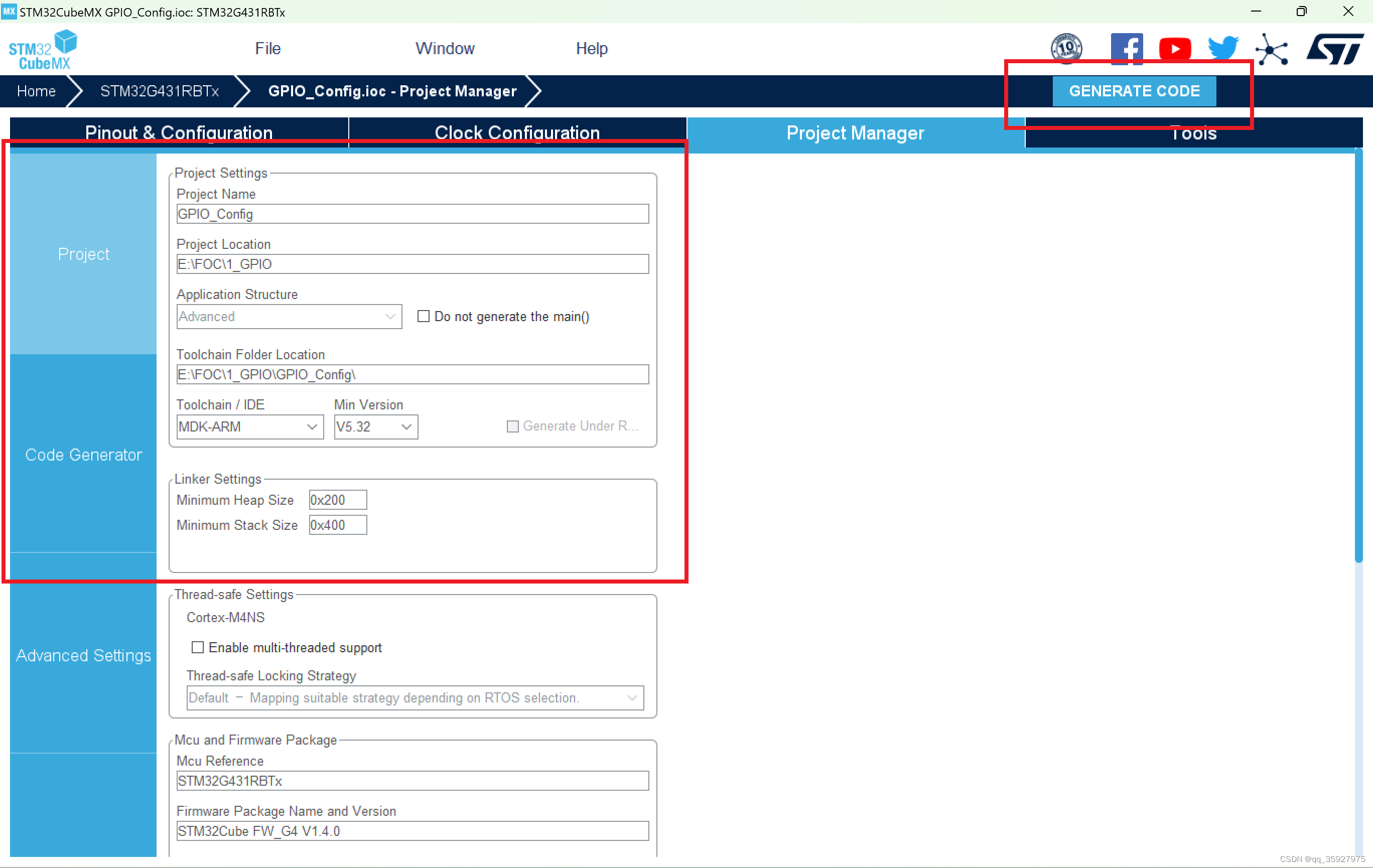 电机FOC控制（一）STM32 CUBEMX 配置RCC、GPIO_stm32cubemx rcc配置-CSDN博客