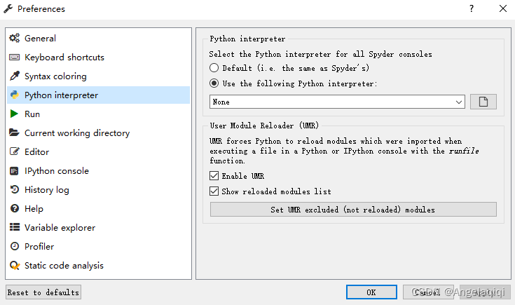 切换Spyder的虚拟环境_spyder切换虚拟环境-CSDN博客