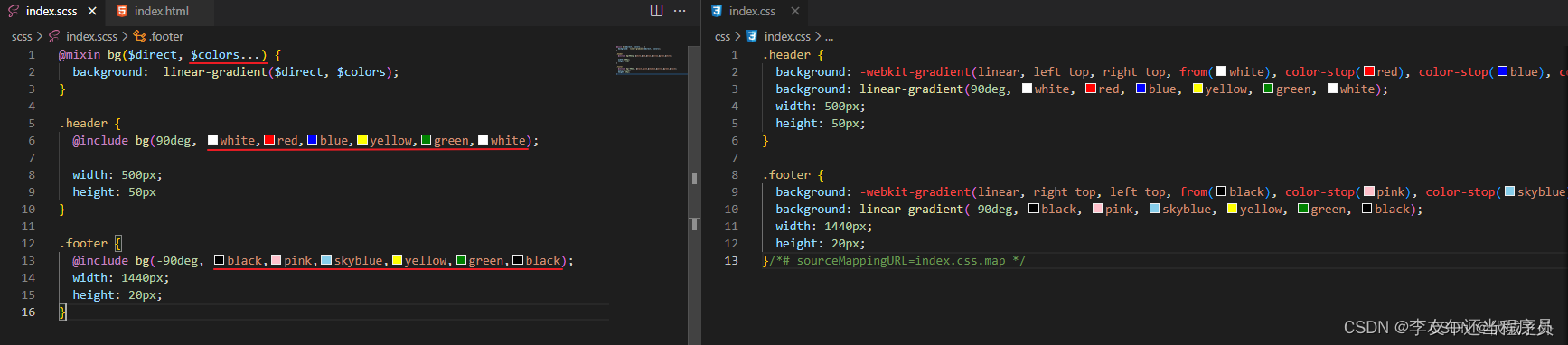 scss--混入@mixin、@inclue、占位选择器 %、继承 @extend、插值语法 #{}、_scss @include-CSDN博客