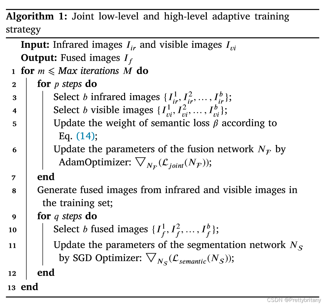 【论文阅读】SeAFusion：Image fusion in the loop of high-level vision tasks: A semantic-aware real-time ...