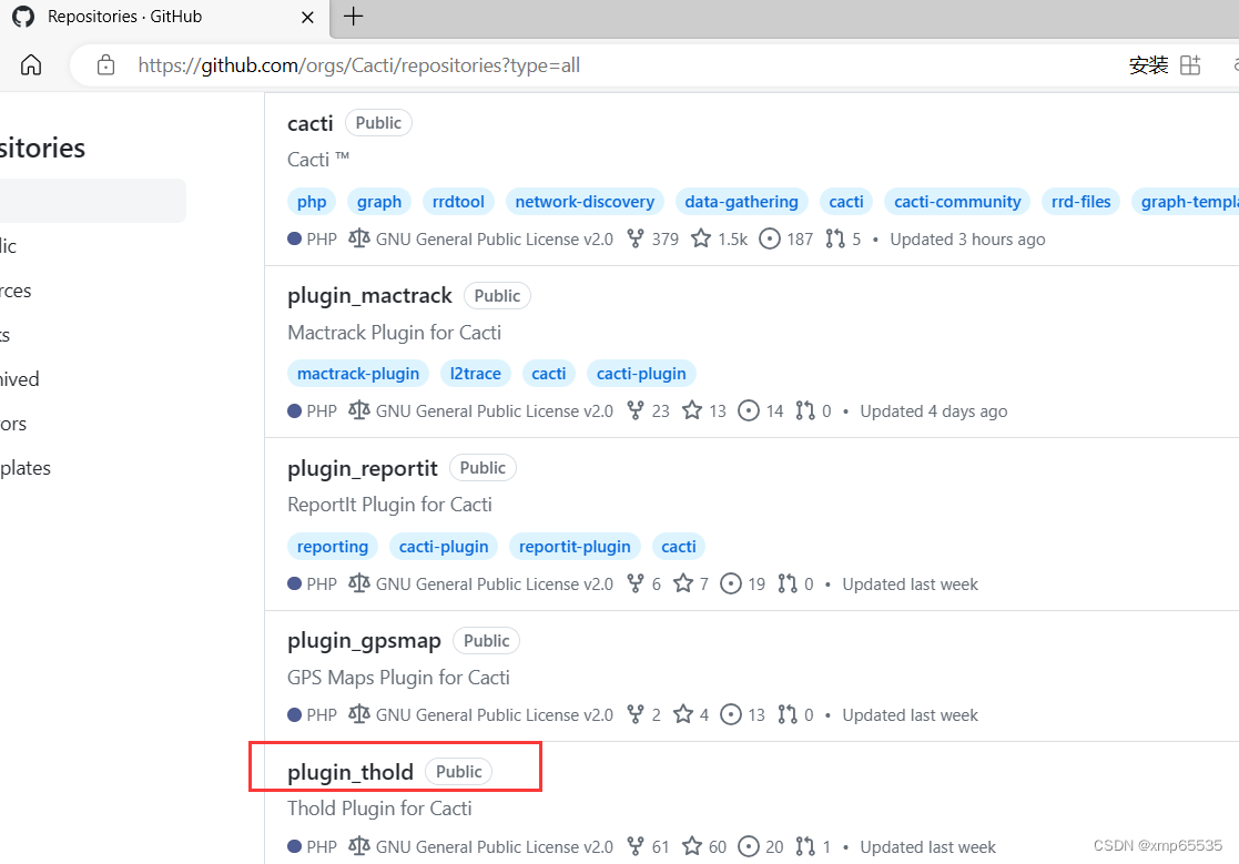 cacti 1.2.x 安装插件_cacti 插件-CSDN博客