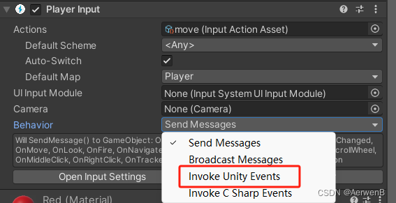 Unity 使用新输入系统new Input System实现简单移动unity New Input System Csdn博客