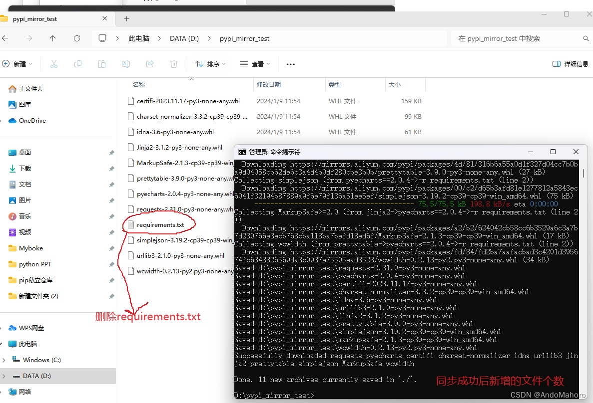 教你如何搭建本地的pip镜像源_自建pip源-CSDN博客