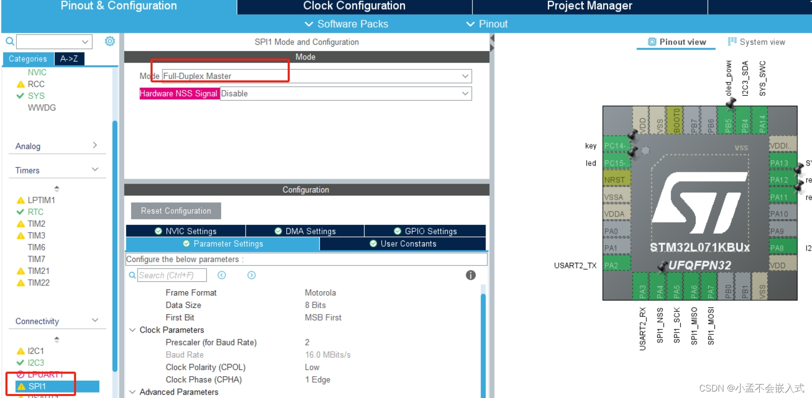 硬件spi——LoRa的发送与接收_lora spi-CSDN博客