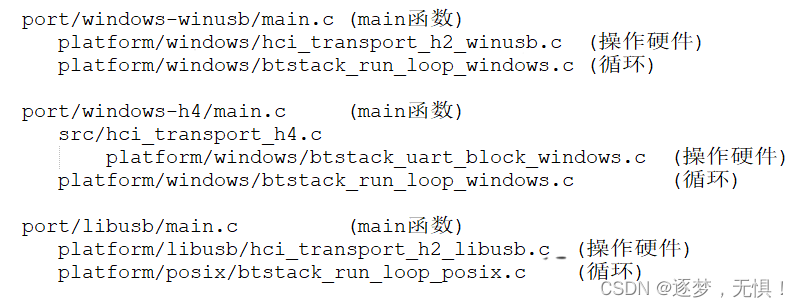 蓝牙系列四:开源蓝牙协议btstack框架分析蓝牙协议栈 Csdn博客