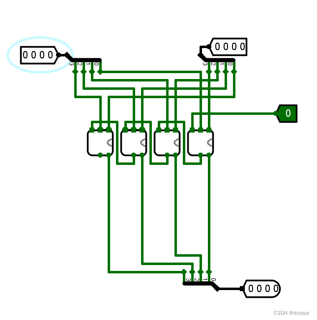实验七：练习_使用logisim将3-8译码器合成一个4-6译码器-CSDN博客