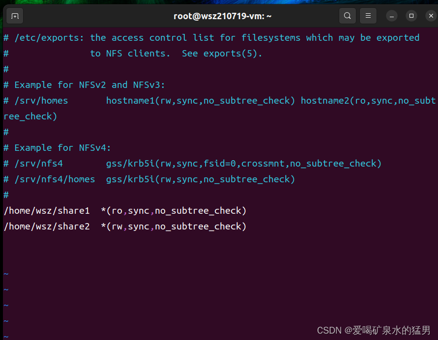 Linux嵌入式操作系统 实验二nfs文件系统实验二 Nfs文件系统 一、实验目的 1、熟悉nfs文件系统配置的过程和方法为嵌入式 Csdn博客