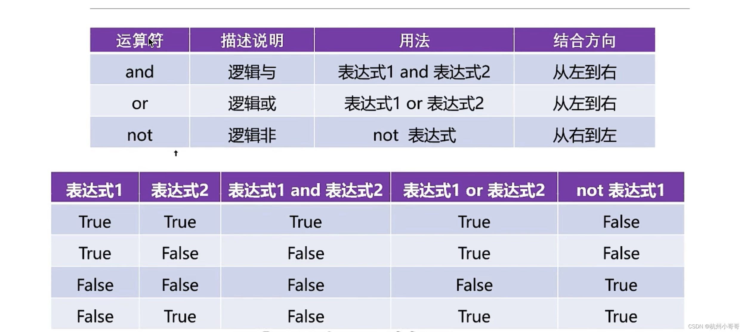 Python中逻辑运算符 Csdn博客 