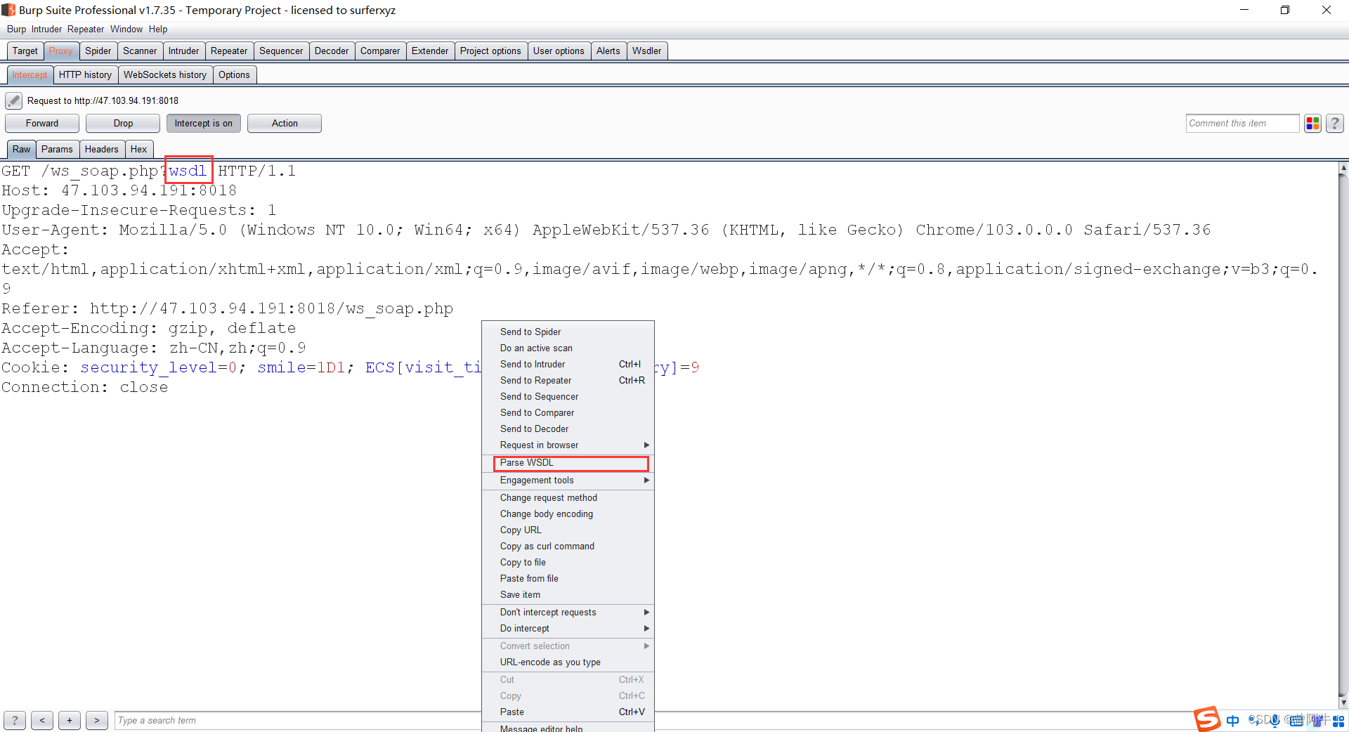 SOAP协议注入_wsdl soap注入-CSDN博客