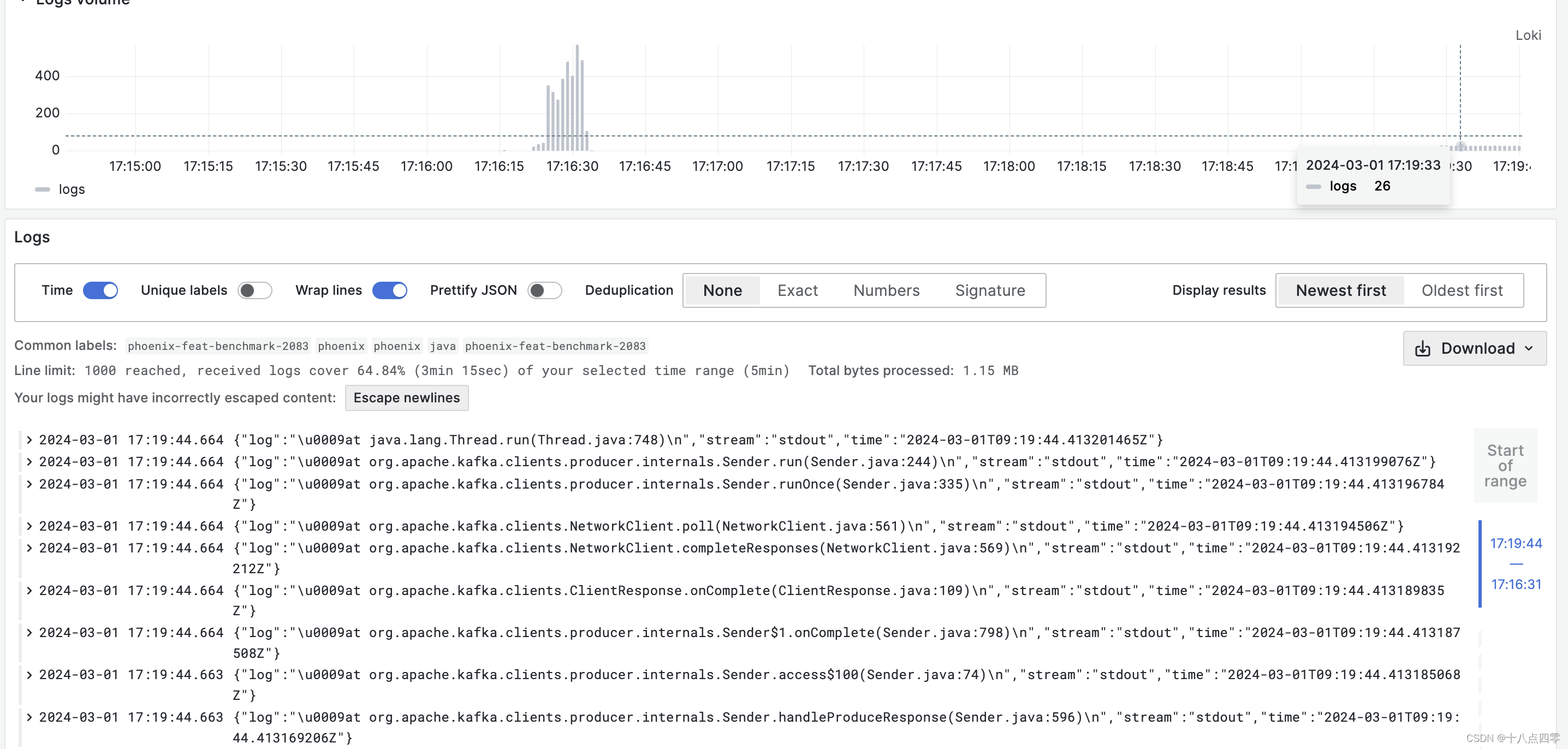 Loki + Promtail 收集指定服务日志_loki promtail-CSDN博客