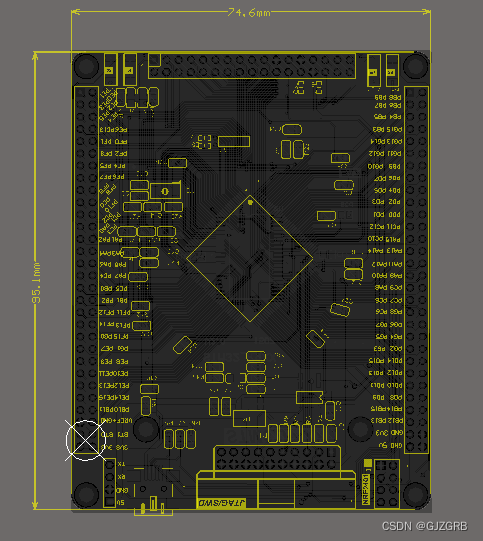 基于stm32f407zet6单片机最小系统评估板硬件（原理图pcb）工程文件，ad09设计的工程文件stm32f407zet6最小系统 Csdn博客