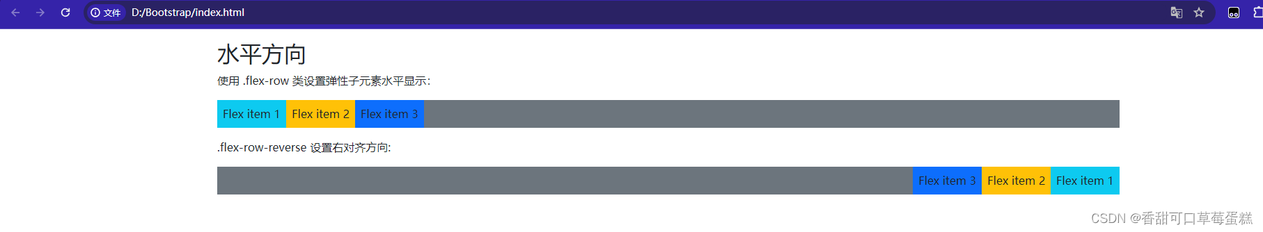 Bootstrap 5 保姆级教程（十四）：Flex_bootstrap flex-CSDN博客