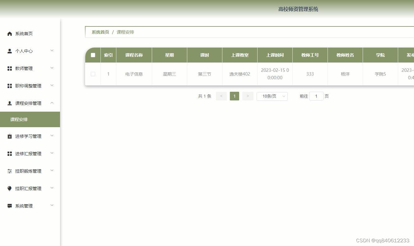 Springbootvue高校教师工资师资管理系统qn9fs教师工资管理系统架构 Csdn博客