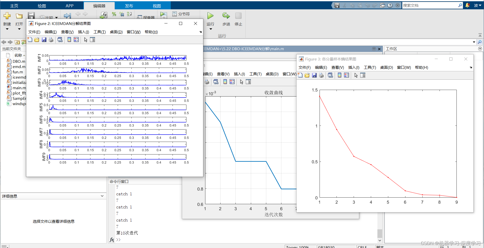 【23新算法】DBO-ICEEMDAN基于蜣螂算法优化改进自适应经验模态分解DBO-ICEEMDAN信号分解，Matlab语言。1.ICEEMDAN方法的分解效果取决于白噪声幅值权重(Nstd ...