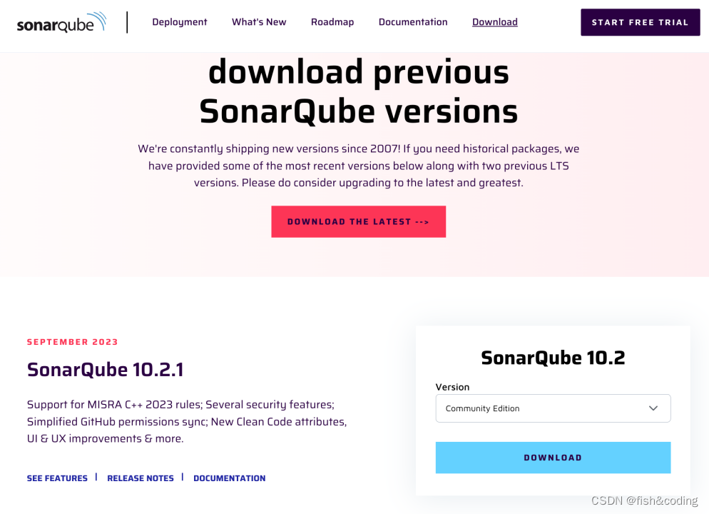 SonarQube ZIP Linux环境安装启动详细步骤_sonarqube历史版本下载-CSDN博客