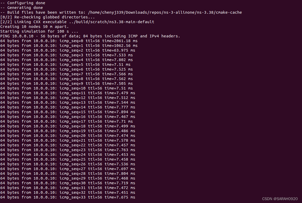NS3_3.38创建基础网络并运行脚本_如何运行ns3 .cc脚本-CSDN博客