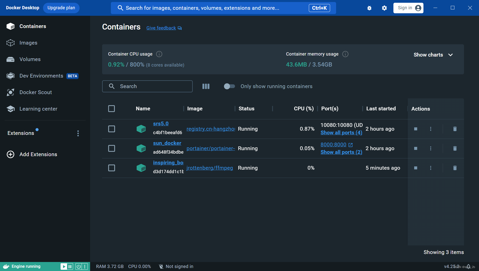 利用Docker启动SRS和ffmpeg_docker srs镜像包-CSDN博客