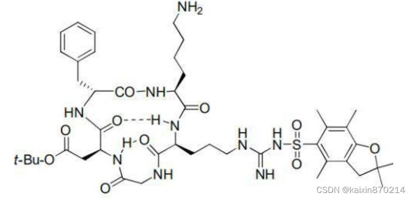 226559-04-2，Cyclic Arg(Pbf)-Gly-Asp(Ot-Bu)-D-Phe-Lys(NH2) 可以作为配体与特定的受体 ...