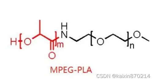 mPEG-PLA是一种由单甲氧基聚乙二醇（mPEG）和聚乳酸（PLA）通过酯键连接而成的嵌段共聚物-CSDN博客