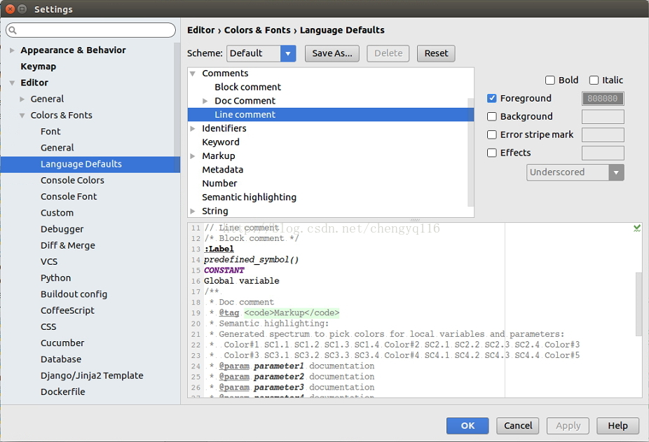 PyCharm 注释 (Comments) 样式设置_pycharm修改注释字体-CSDN博客