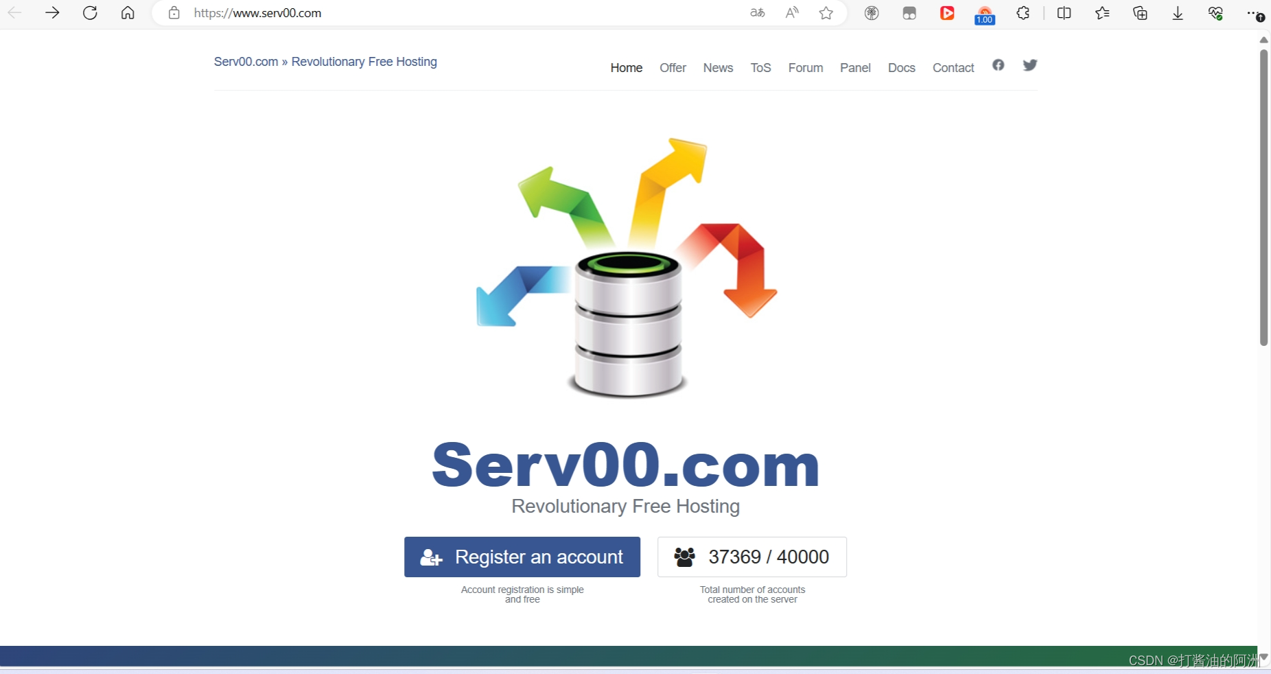 0基础小白注册免费虚拟主机 — 搭建自己的网站_serv00-CSDN博客
