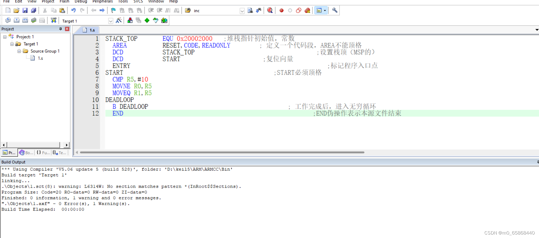 Keil 汇编文件链接下载错误。Cannot find argument ‘Reset_Handler‘._keil cannot find arguement-CSDN博客