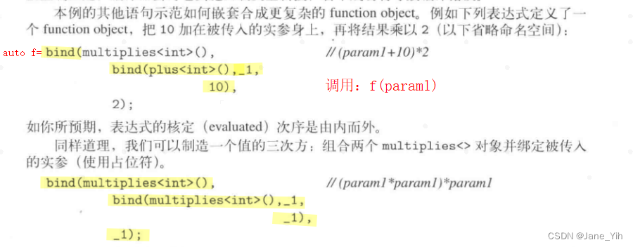 C11的函数对象、lambda表达式、函数适配器bind、函数类模板function＜t＞介绍与使用 Csdn博客