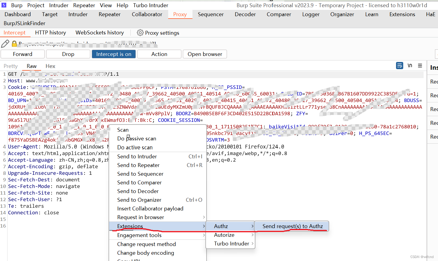 BurpSuite插件HaE与Authz用法（傻瓜式 详细）_burphae正则-CSDN博客