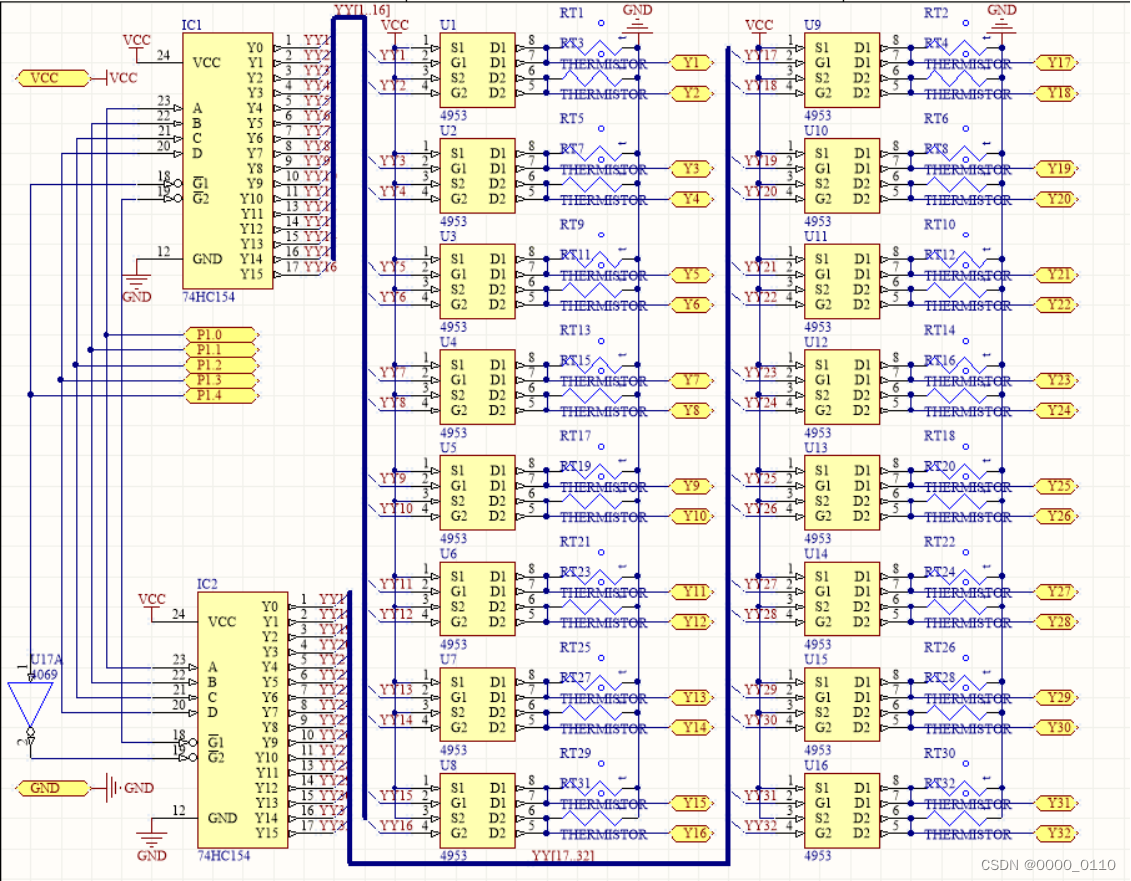 【电子设计项目课题】LED点阵书写屏_74hc154点阵写汉字-CSDN博客