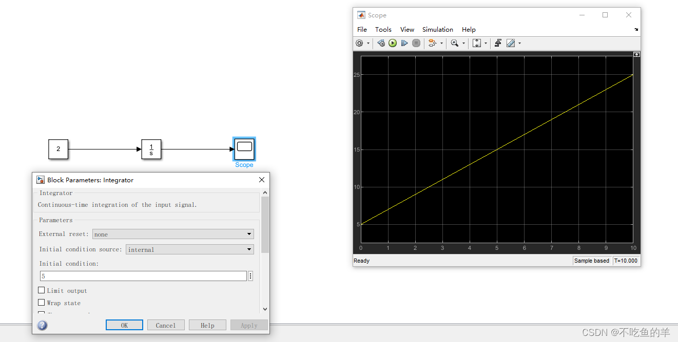 Simulink模块使用_interpret vector parameters as 1-d-CSDN博客