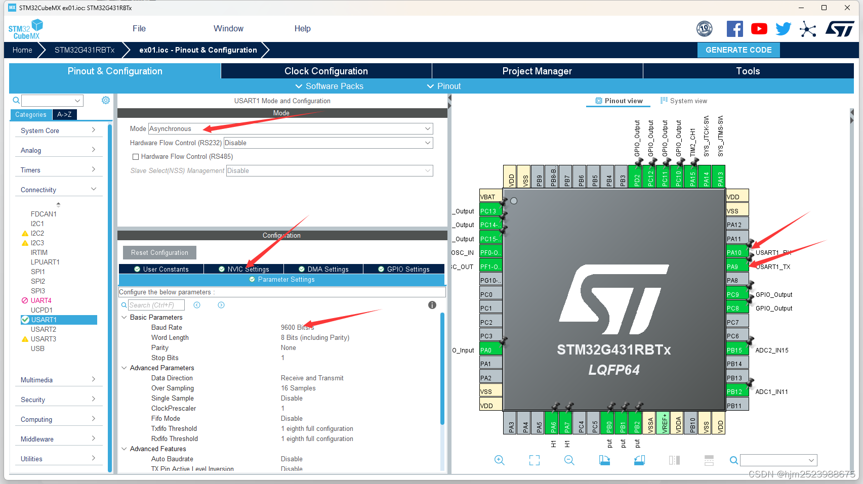Stm32g431 蓝桥杯嵌入式 串口单片机steam32g431 Csdn博客 