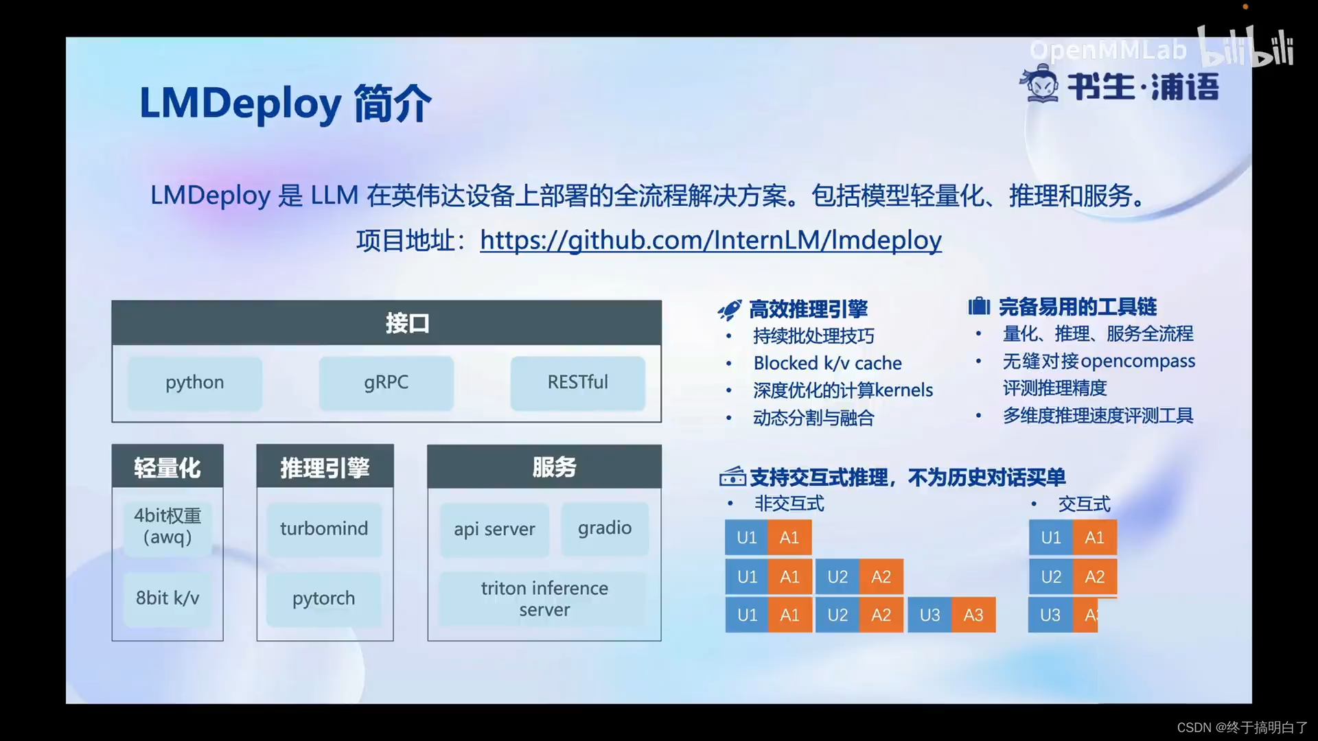 第五讲《LMDeploy 大模型量化部署实践》-CSDN博客