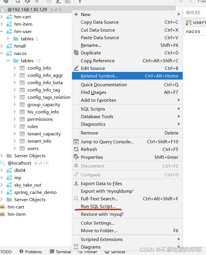 Idea中如何运行sql文件 Idea运行sql文件 Csdn博客