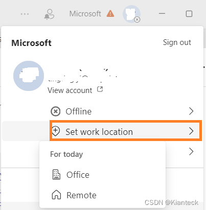 Microsoft 365 - 如何在Teams中更新当天工作位置_如何在teams改location-CSDN博客