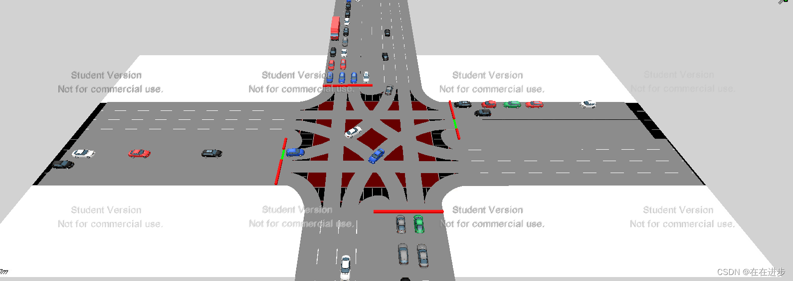 VISSIM仿真——红灯行车的问题及解决_vissim红灯不停车怎么回事-CSDN博客