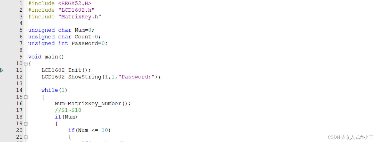 矩阵键盘模块_matrixkey()-CSDN博客