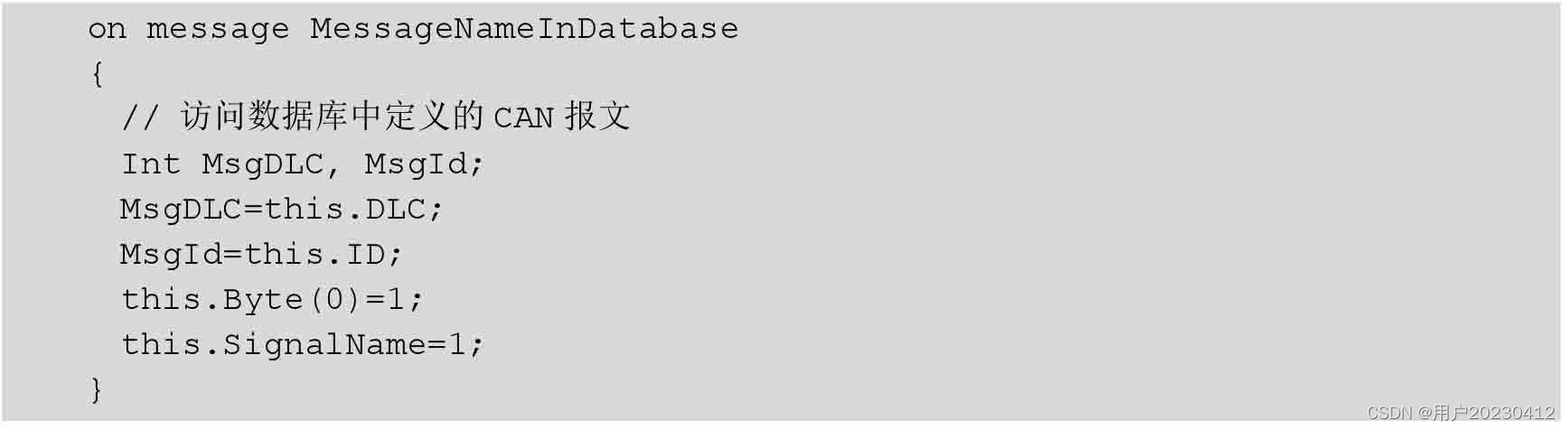 CANoe开发入门到精通读书笔记(2)——CAPL编程_capl on message-CSDN博客