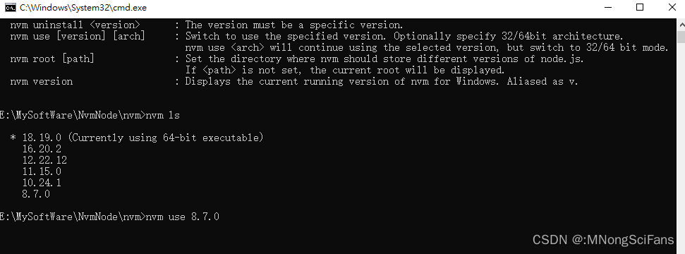 使用nvm管理nodejs环境，注意nodejs和npm的版本对应_nodejs 18.19对应npm版本-CSDN博客