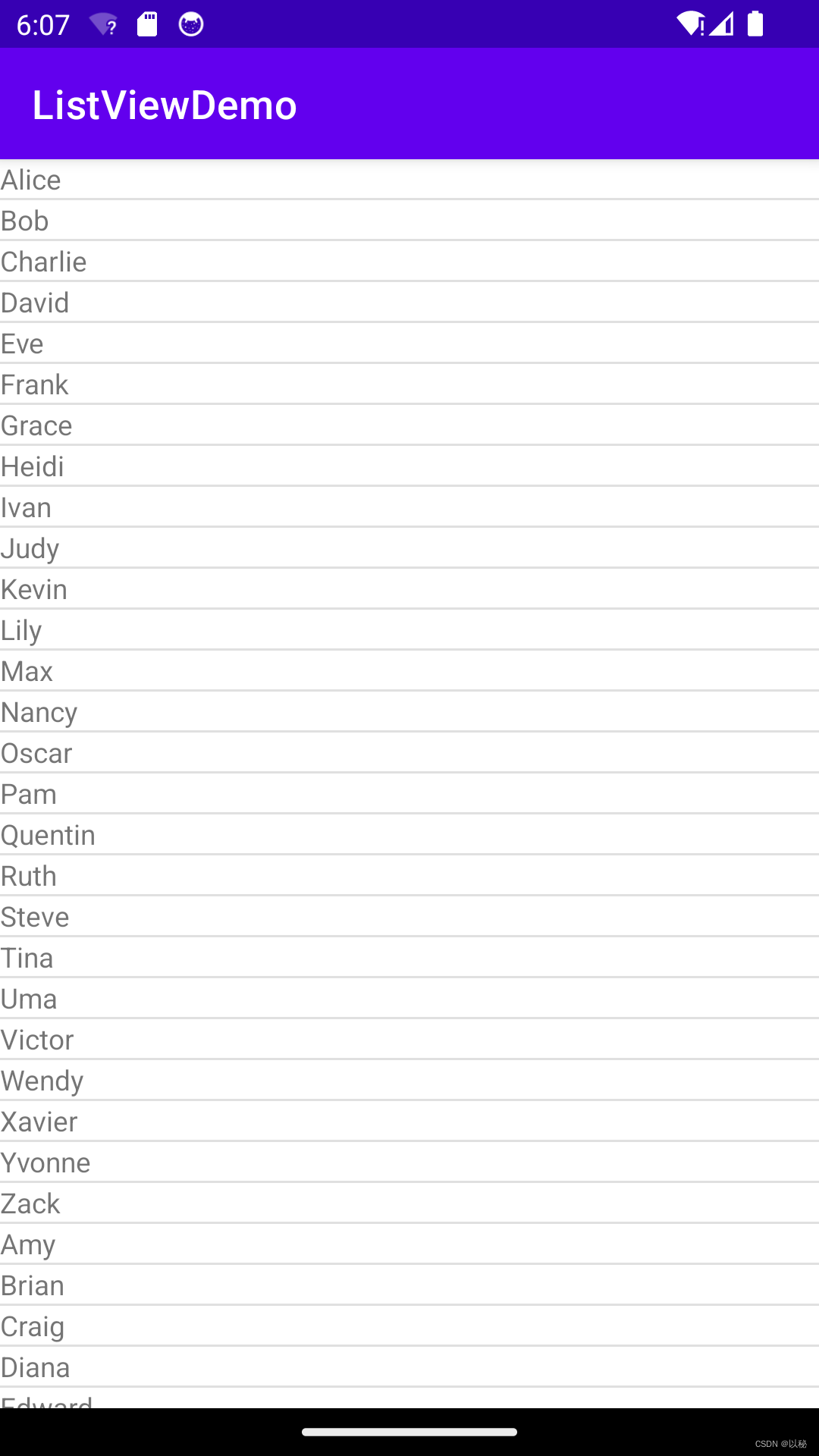 高级控件1：ListView-CSDN博客