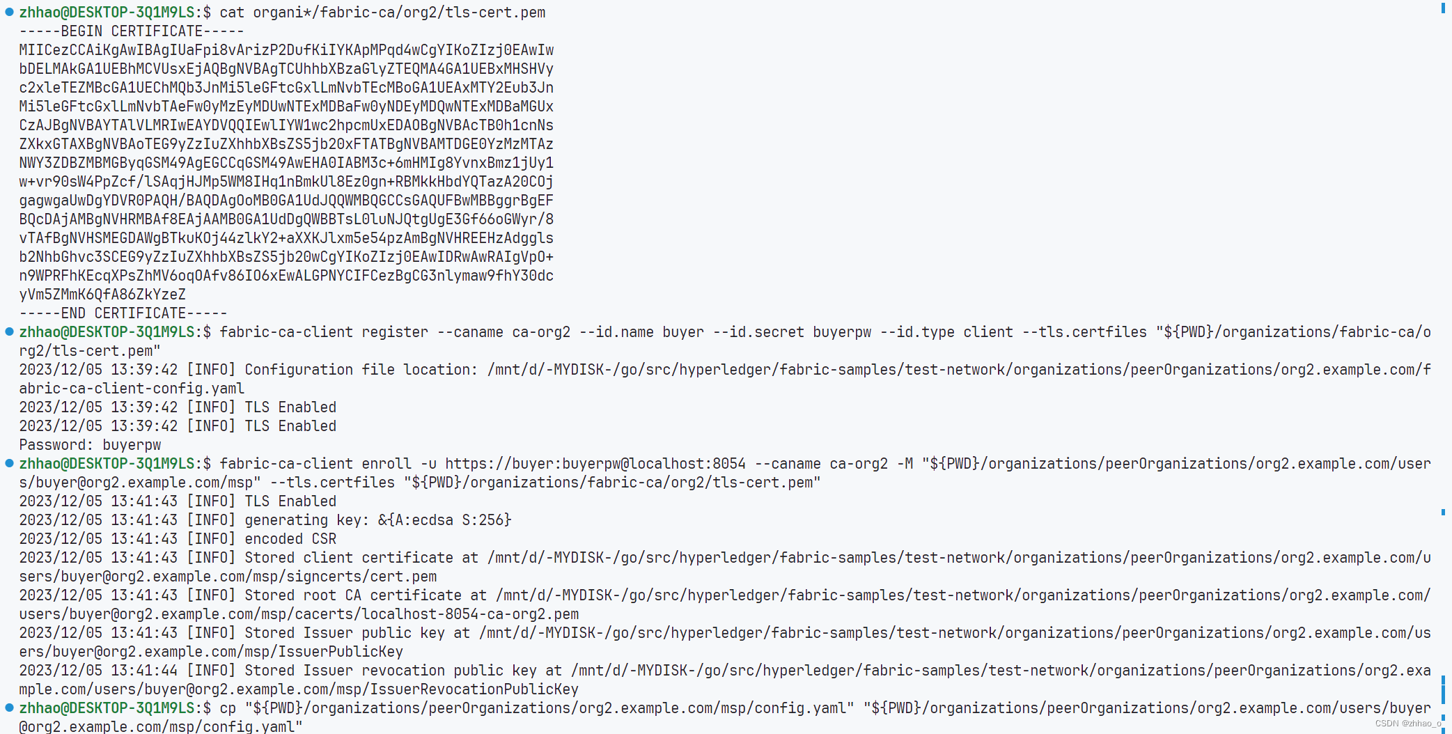 Hyperledger Fabric链码编写入门笔记 Csdn博客