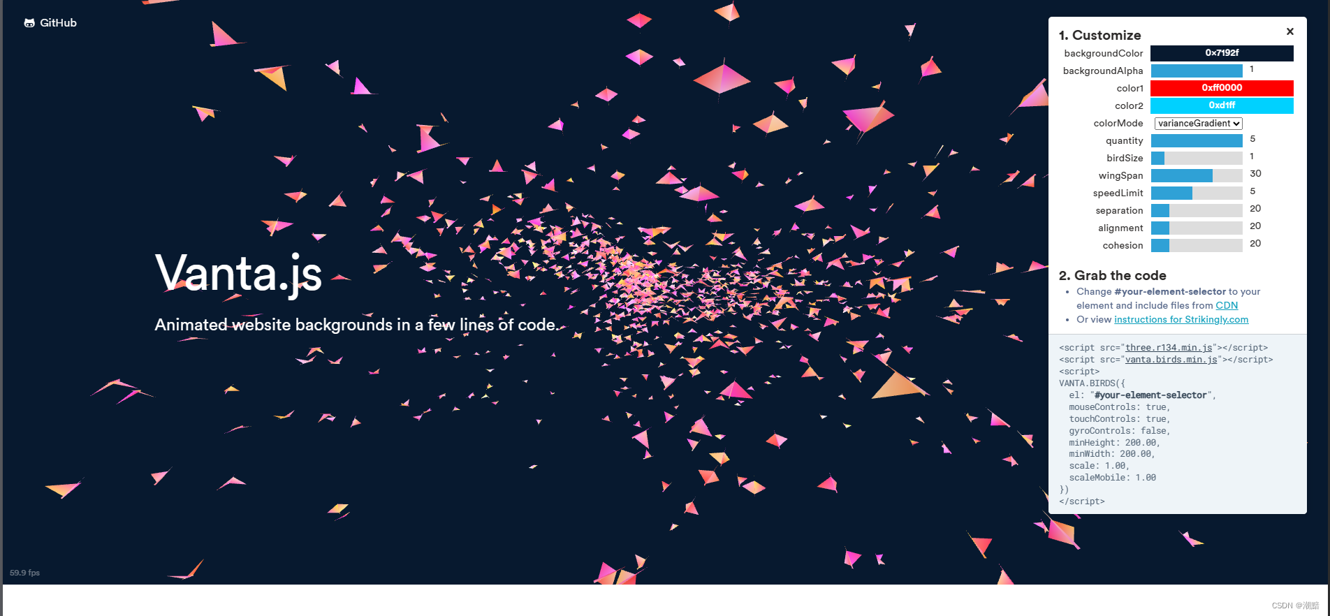 炫酷登录页（Vue2+Vue3）-- 附代码_登录页面好看特效 vue3-CSDN博客