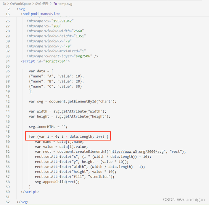 关于SVG文件中JS代码无法使用大于或小于等符号的问题_svg