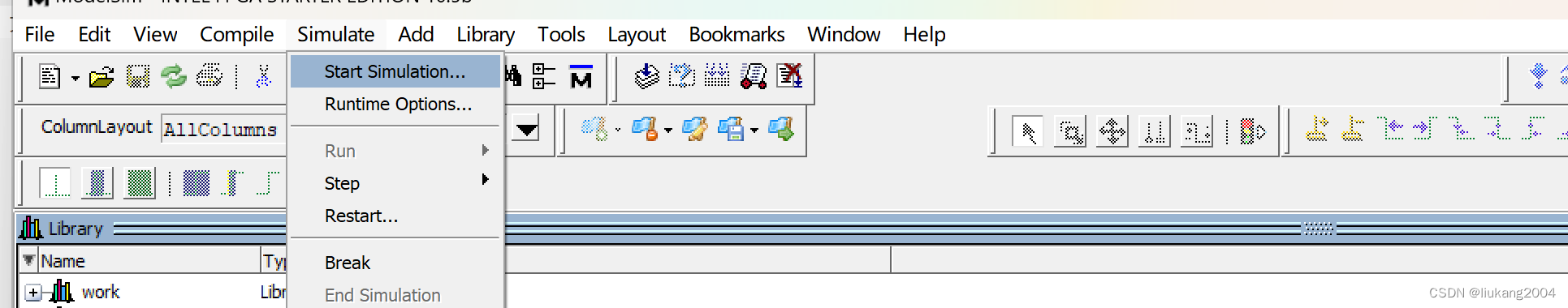 解决vsim19报错的方法，test bench与modelsim联合仿真_modelsim vsim-19-CSDN博客